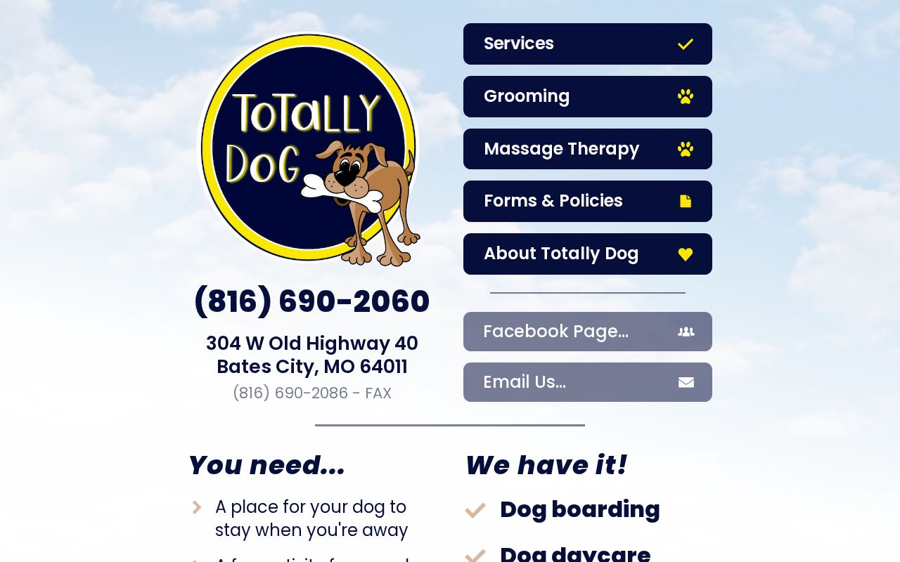 Totally Dog - Kansas City dog daycare, boarding, and grooming